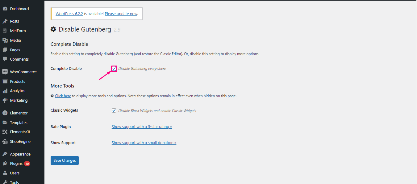 How to Enable or Disable Gutenberg Editor in WordPress